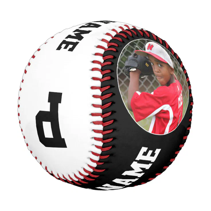 Custom Baseball Team, Player Name, Photo & Number | Zazzle