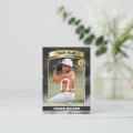 Custom Baseball Trading Card, Black Gold Stadium Calling Card | Zazzle