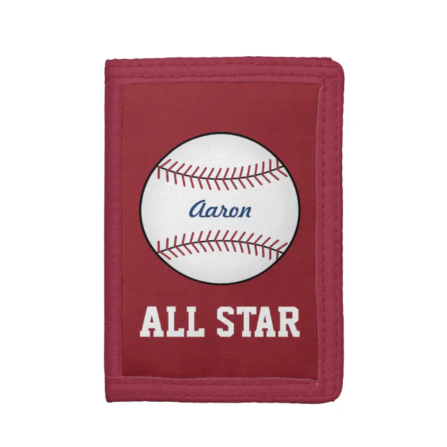 Custom Baseball Wallet Gift | Zazzle