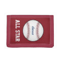 Custom Baseball Wallet Gift | Zazzle
