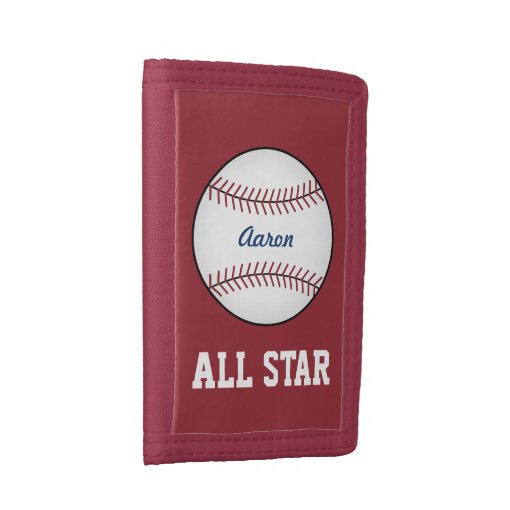 Custom Baseball Wallet Gift | Zazzle