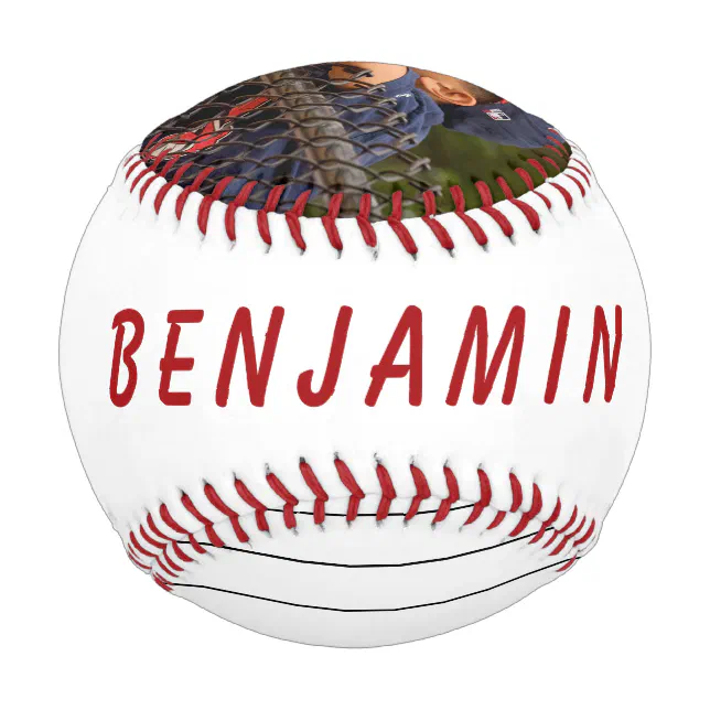 Custom Baseball with Name and Photo | Zazzle