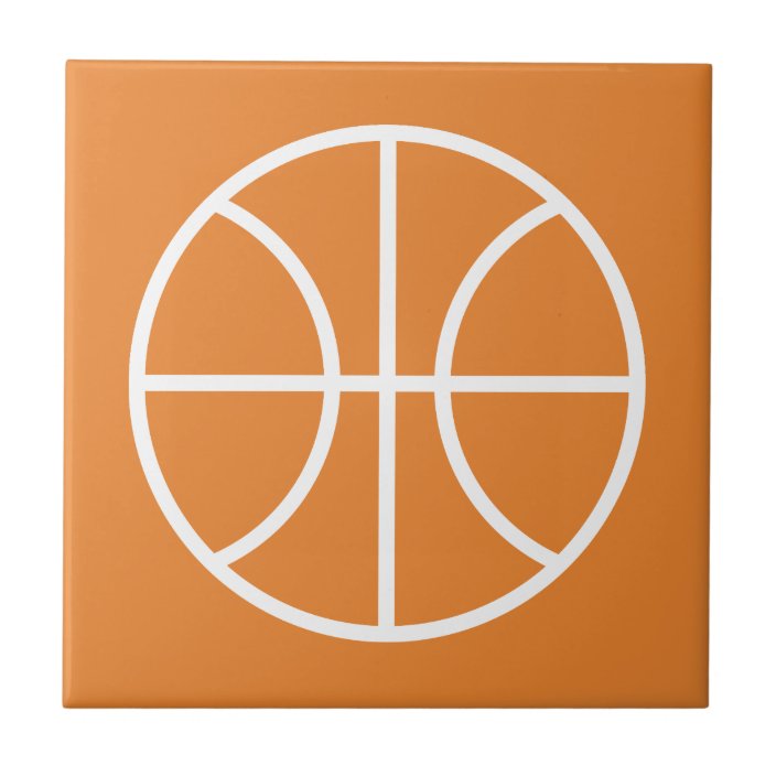 Custom basketball logo ceramic tile | Zazzle.com