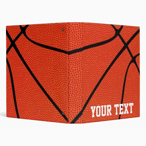 Custom Basketball Playbook Three Ring Binder | Zazzle
