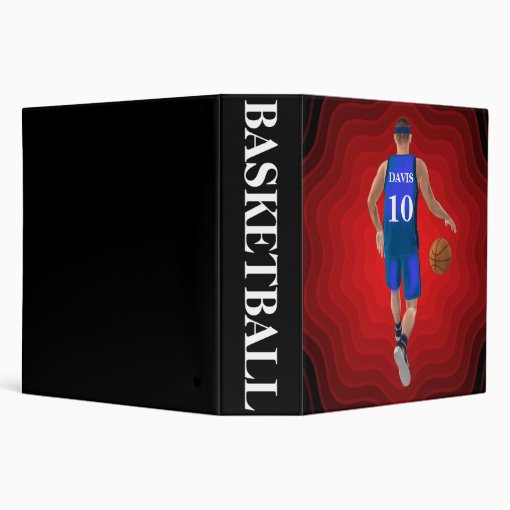 Custom Basketball Player Binder | Zazzle