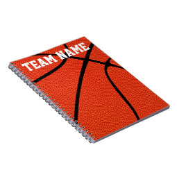 Custom Basketball Player, Coach or Team Notebooks | Zazzle
