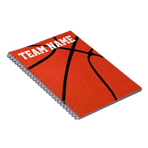 Custom Basketball Player, Coach or Team Notebooks | Zazzle