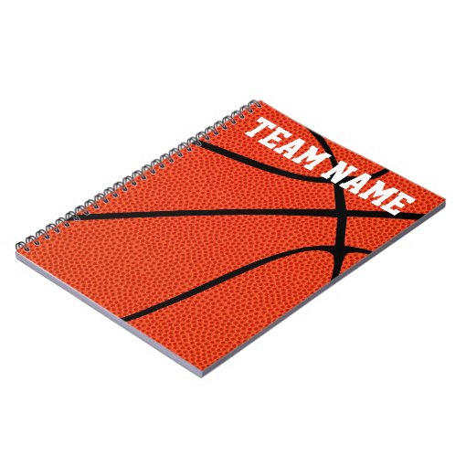 Custom Basketball Player, Coach or Team Notebooks | Zazzle