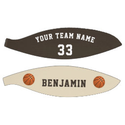 Custom Basketball with Name Number Kids | Zazzle