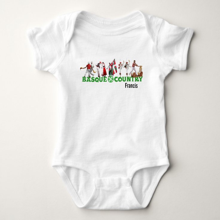 Custom, Basque Country traditional festival logo: Baby Bodysuit | Zazzle