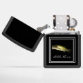 Custom Bass Fish Black Stylish Zippo Lighter | Zazzle