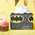 Custom Batman Logo Christmas Snowflake Wrapping Paper | Zazzle