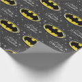 Custom Batman Logo Christmas Snowflake Wrapping Paper | Zazzle