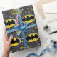 Custom Batman Logo Happy Birthday Wrapping Paper | Zazzle