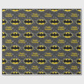 Custom Batman Logo Happy Birthday Wrapping Paper | Zazzle