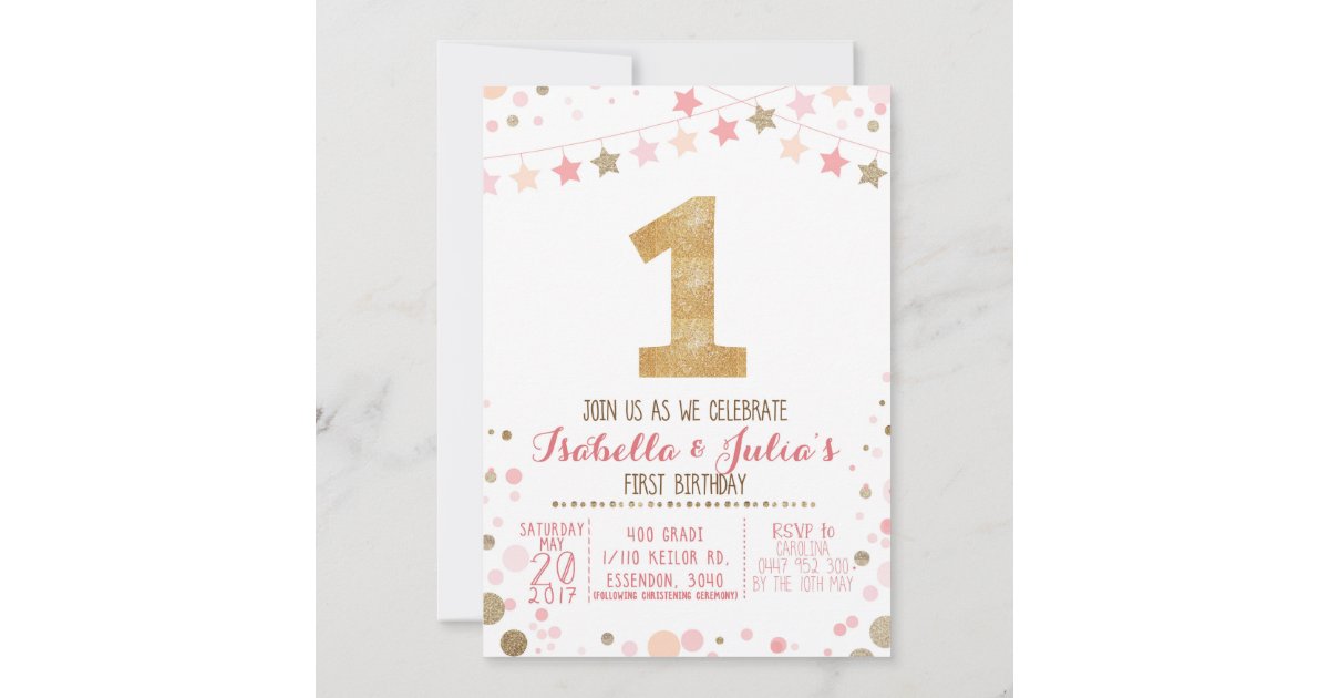 Custom bday invite | Zazzle