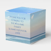 Custom Beach Family Reunion Party Sunset Favor Boxes | Zazzle