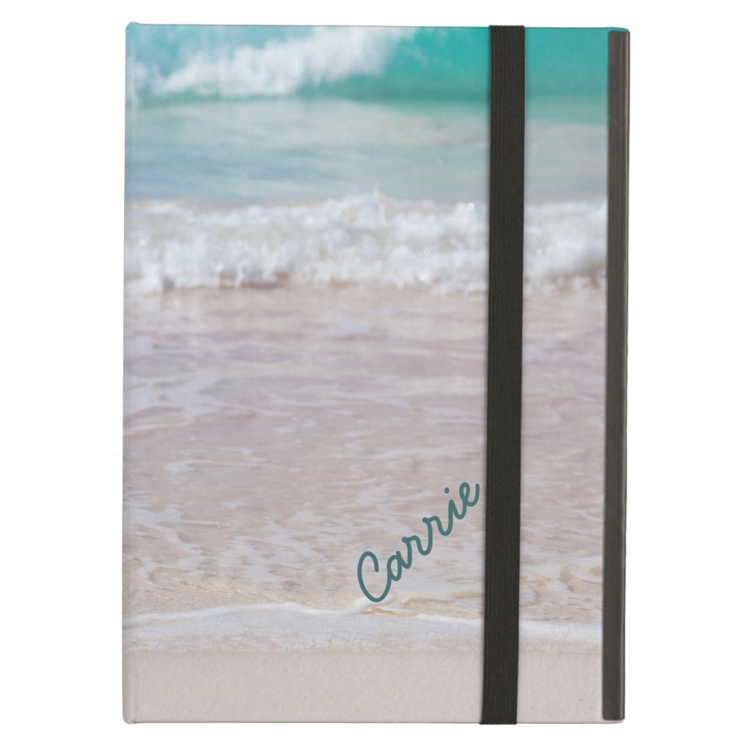 Custom Beach Photo iPad Air Case With Stand | Zazzle