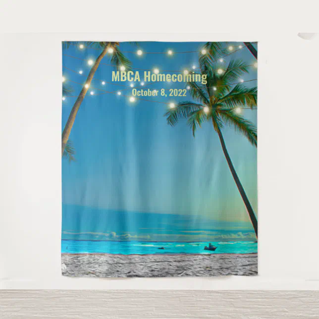 Custom Beach Selfie Photo Backdrop | Zazzle