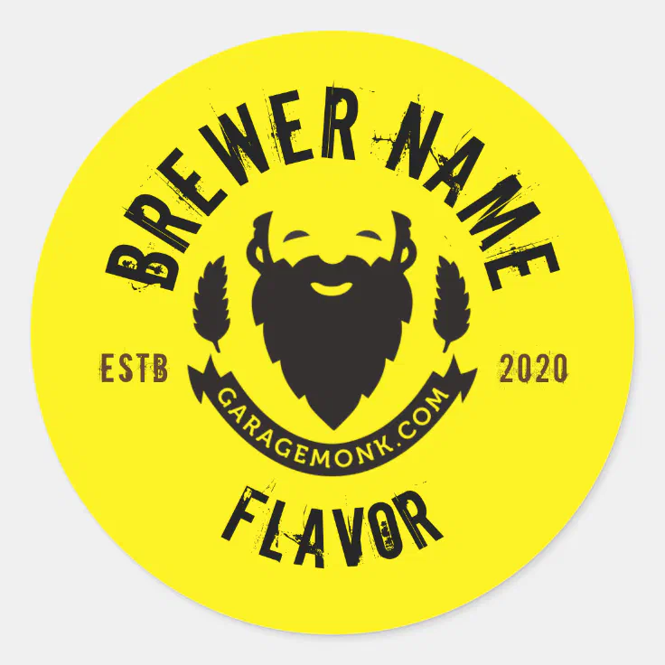 Custom Beer Label Stickers | Zazzle