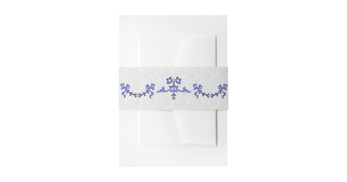 Custom Belly Bands for Invitations Invitation Belly Band | Zazzle