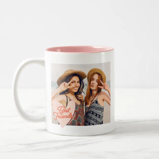 Custom Best Friend Photo Mug | Zazzle