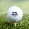Custom Best Man Groomsman Navy Blue Wedding Golf Balls | Zazzle