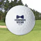 Custom Best Man Groomsman Navy Blue Wedding Golf Balls | Zazzle