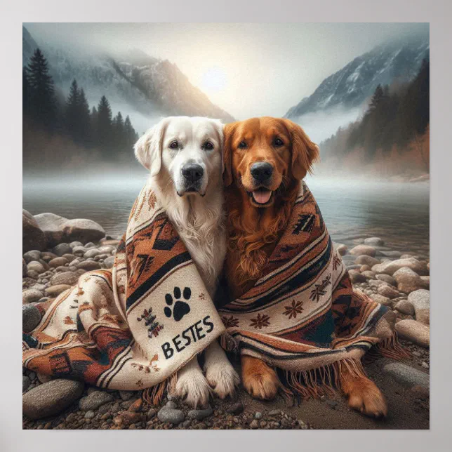 Custom Bestie Dog Poster | Zazzle