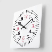 Custom Bilingual English/Spanish Clock | Zazzle