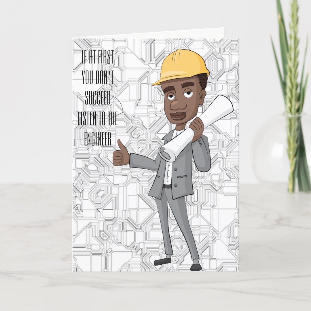 Custom Birthday Card for an Engineer | Zazzle