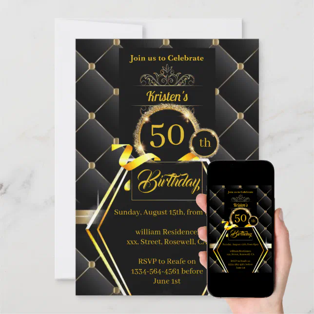 Custom Birthday Invitation | Zazzle