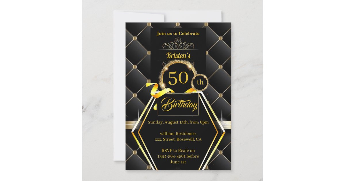 Custom Birthday Invitation | Zazzle