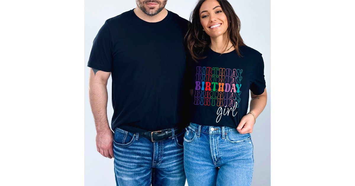 Custom Birthday Party Team Squad Or Crew Matching T-Shirt | Zazzle