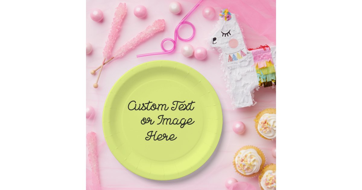 Custom Birthday Plates - Personalized Party Supply | Zazzle