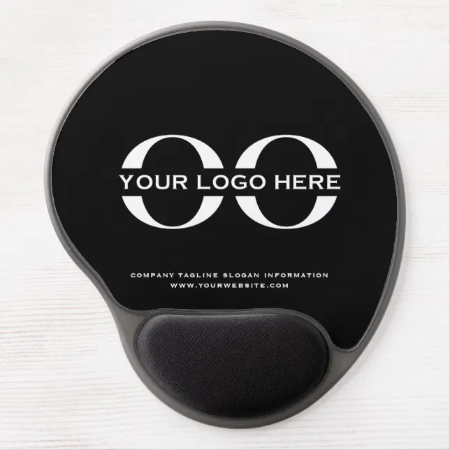 Custom Black Logo Mouse Pad | Zazzle
