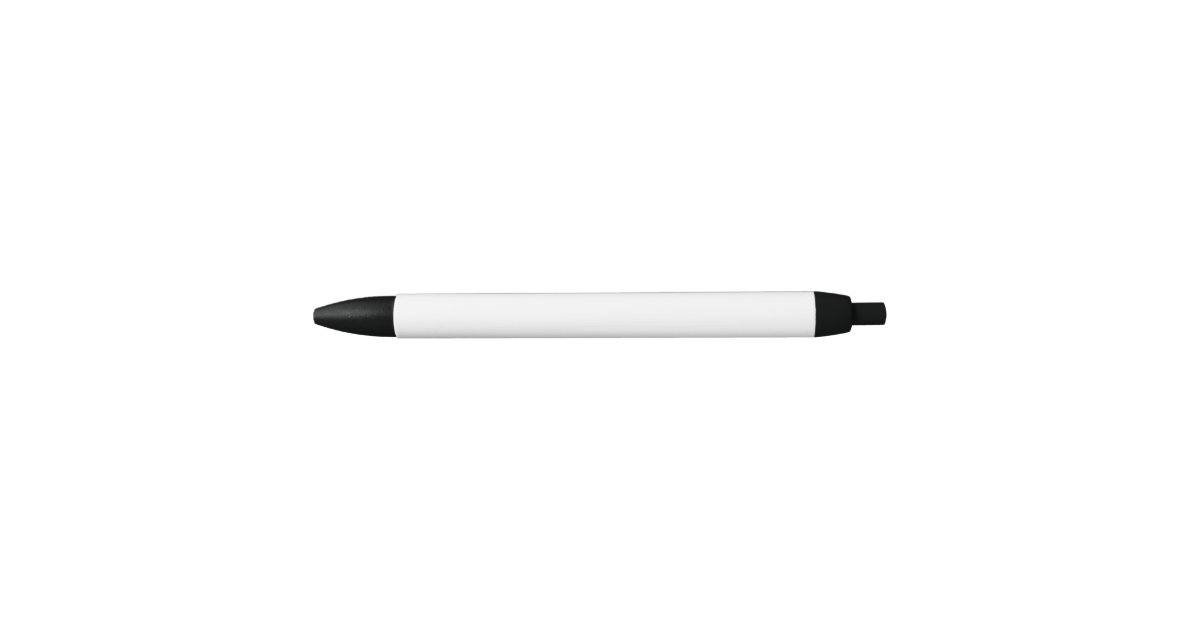 Custom Black Trim Pen, Black Ink Pen | Zazzle