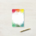 Custom Blank Abstract Art Rainbow Colors Template Post-it Notes | Zazzle