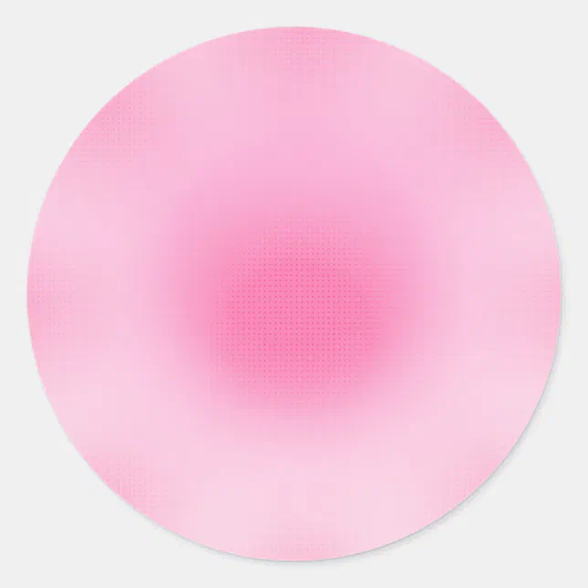 Custom Blank Blush Pink Trendy Template Classic Ro Classic Round ...