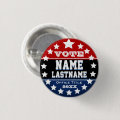 Custom Blank Campaign Template Pinback Button | Zazzle