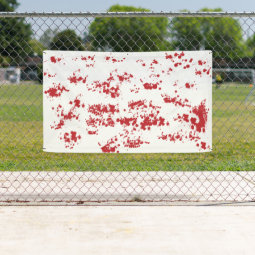 CUSTOM BLOOD SPATTER BANNER | Zazzle