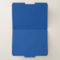 Custom Blue Add Your Logo and Text File Folders | Zazzle