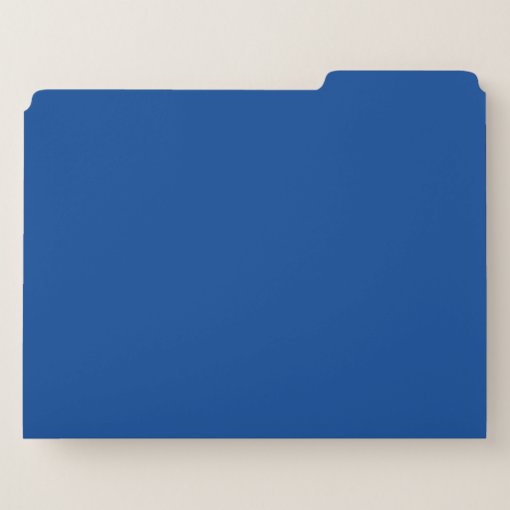 Custom Blue Add Your Logo and Text File Folders | Zazzle
