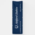 Custom Blue Equestrian Stall Horse Show Banner | Zazzle