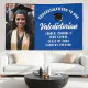 Custom Blue Valedictorian Photo Graduation Party Banner | Zazzle