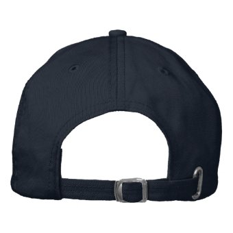 Custom boat captain hat with nautical ship wheel | Zazzle