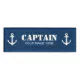 Custom boat captain magnetic name tags for sailors | Zazzle
