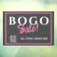 Custom BOGO Retail Sale QR Code Window Cling | Zazzle