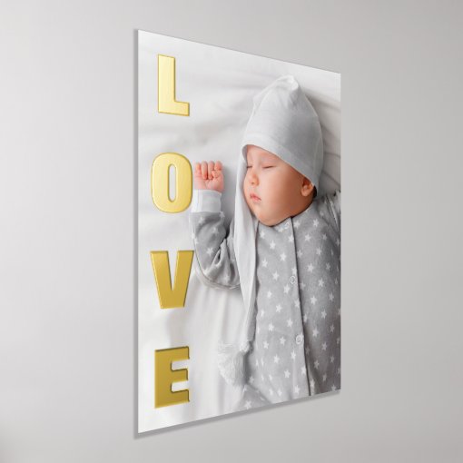CUSTOM BOLD LOVE LETTERS PHOTO FOIL PRINTS | Zazzle CUSTOM BOLD LOVE LETTERS PHOTO FOIL PRINTS | Zazzle