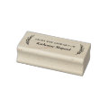 Custom Book Classic "From the Library Of" Rubber Stamp | Zazzle